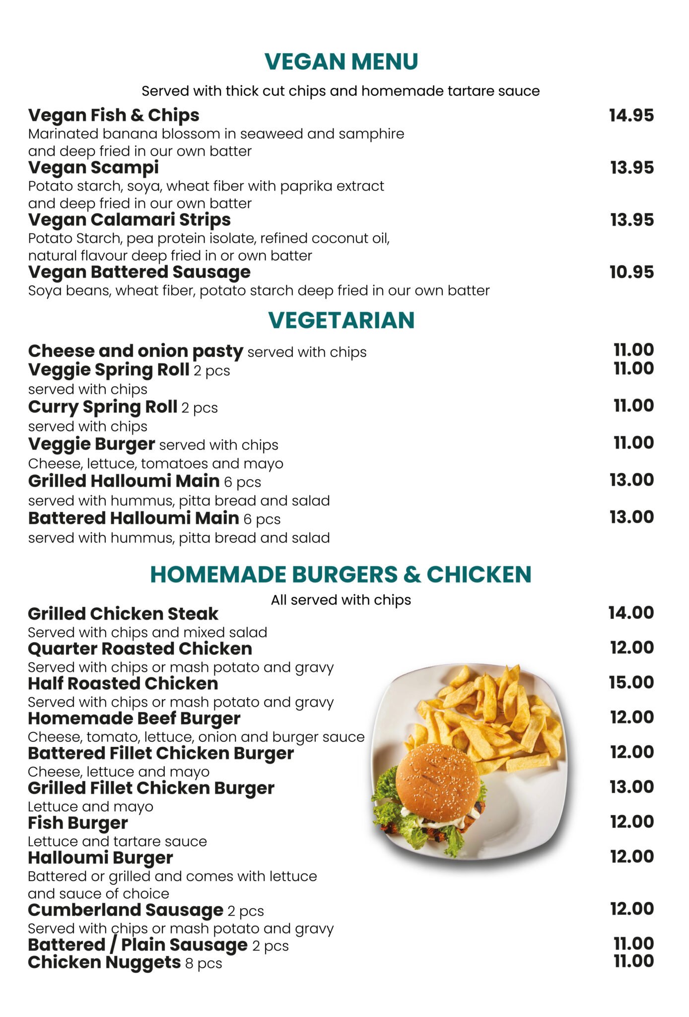 Menu – The Codfather